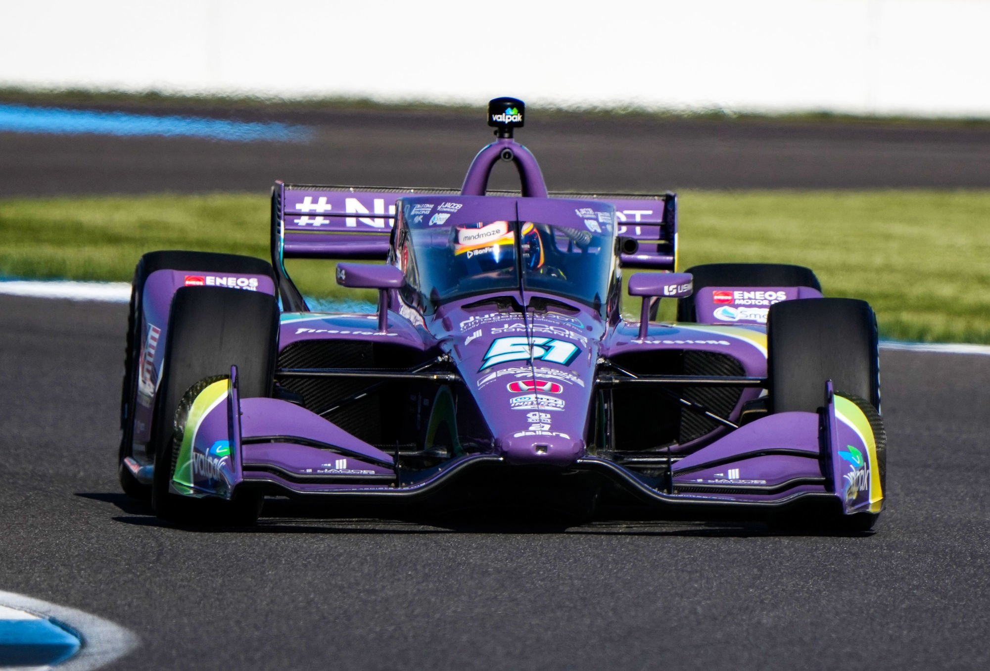 Indycar - Romain Grosjean termine deuxième du GP d'Indianapolis - Sport.fr