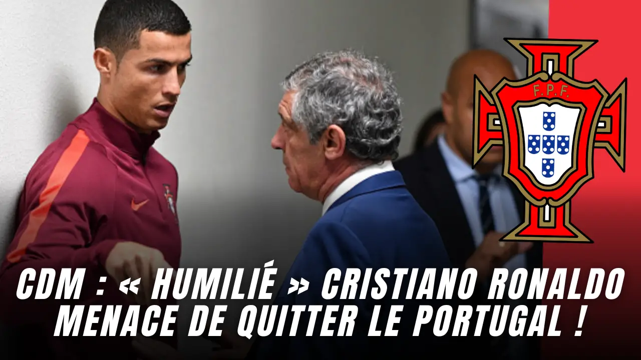 CdM : « humilié » Cristiano Ronaldo menace de quitter le Portugal ! - Sport.fr