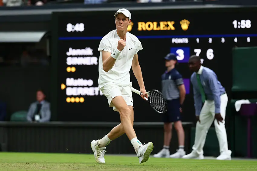 Wimbledon : Sinner remporte le duel transalpin contre Berrettini et fonce au troisième tour ...